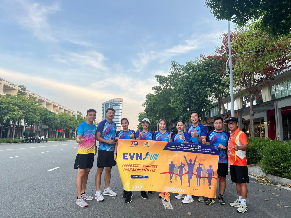 Các Runer EVNSPC chạy góp sức được 70 triệu đồng “Xây nhà đồng nghiệp”